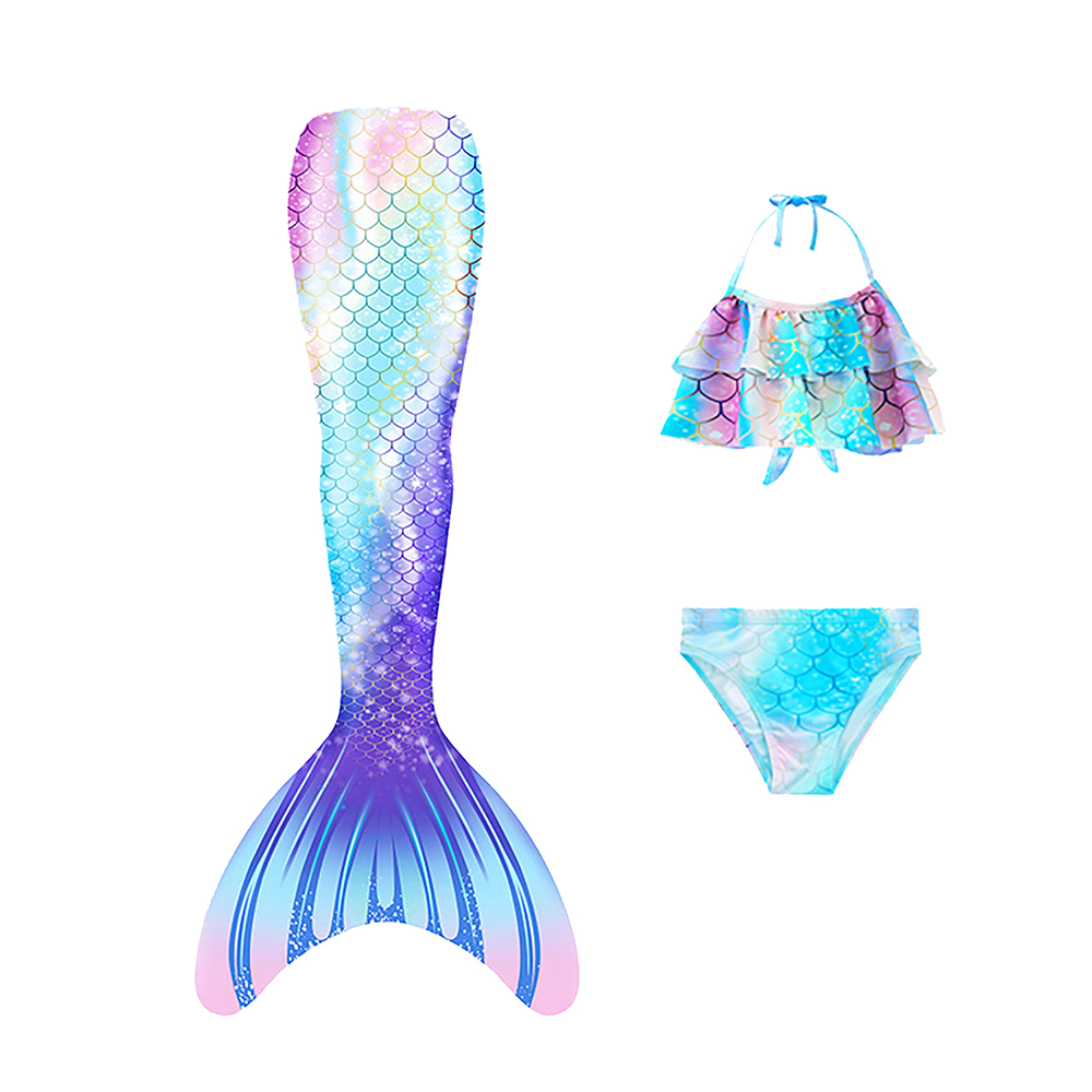Mermaid Tails for girls Bikinii swimsuit for girl 3~12Years